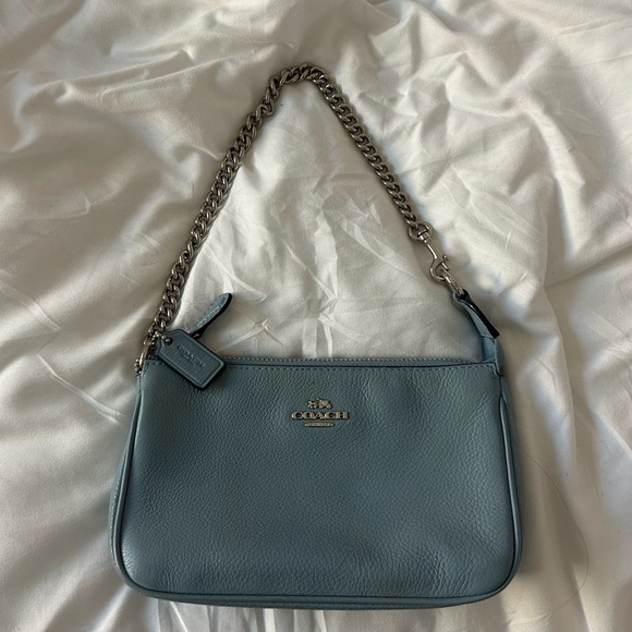 Coach | Bags | Vintage Mini Baby Blue Coach Bag | Poshmark